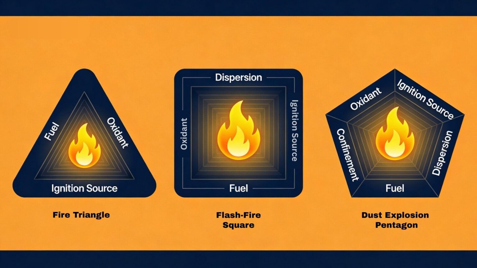 Combustible Dust Explosions: Flame Propagation, and Secondary Explosions